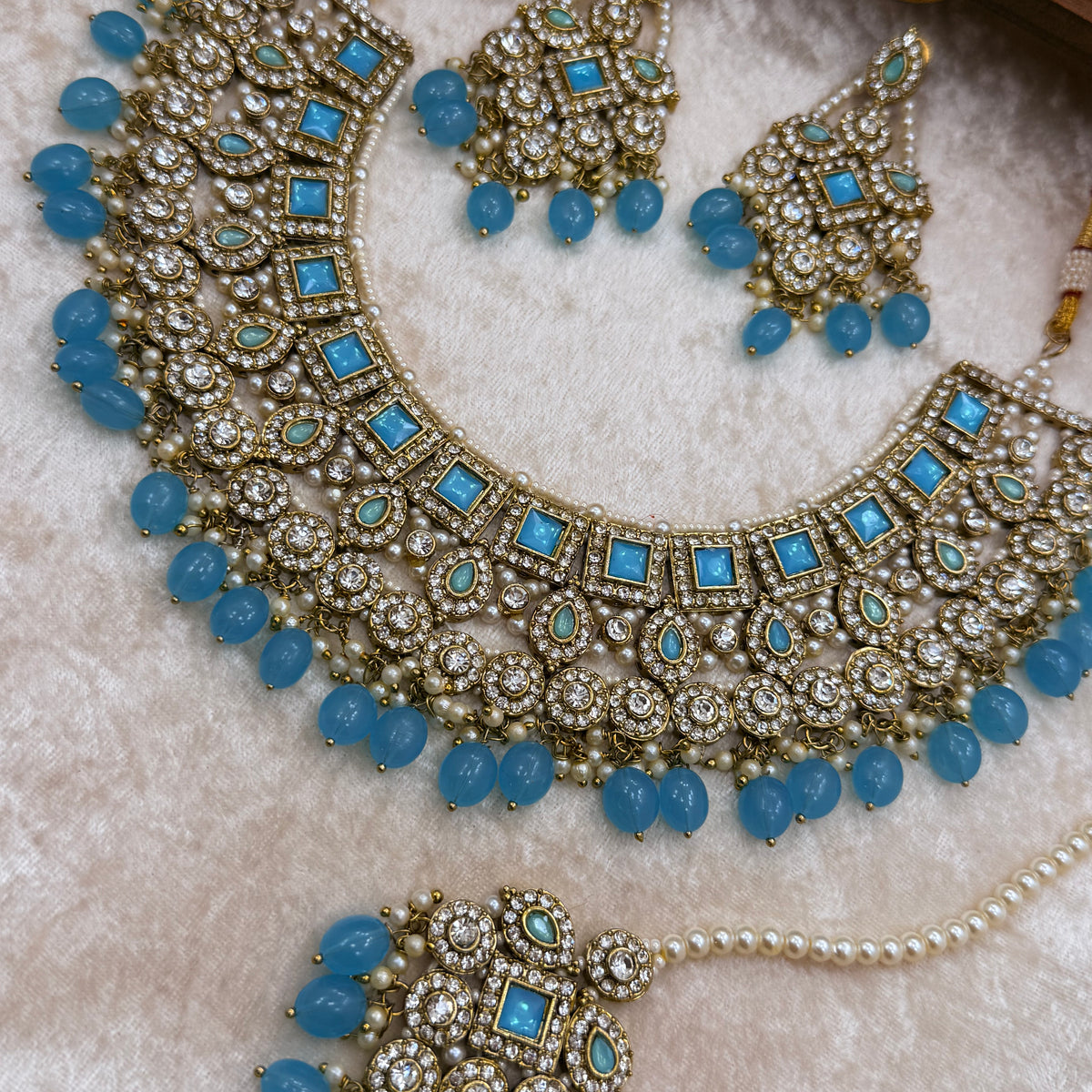 Firozi blue Pakistani set – Affinity Giya