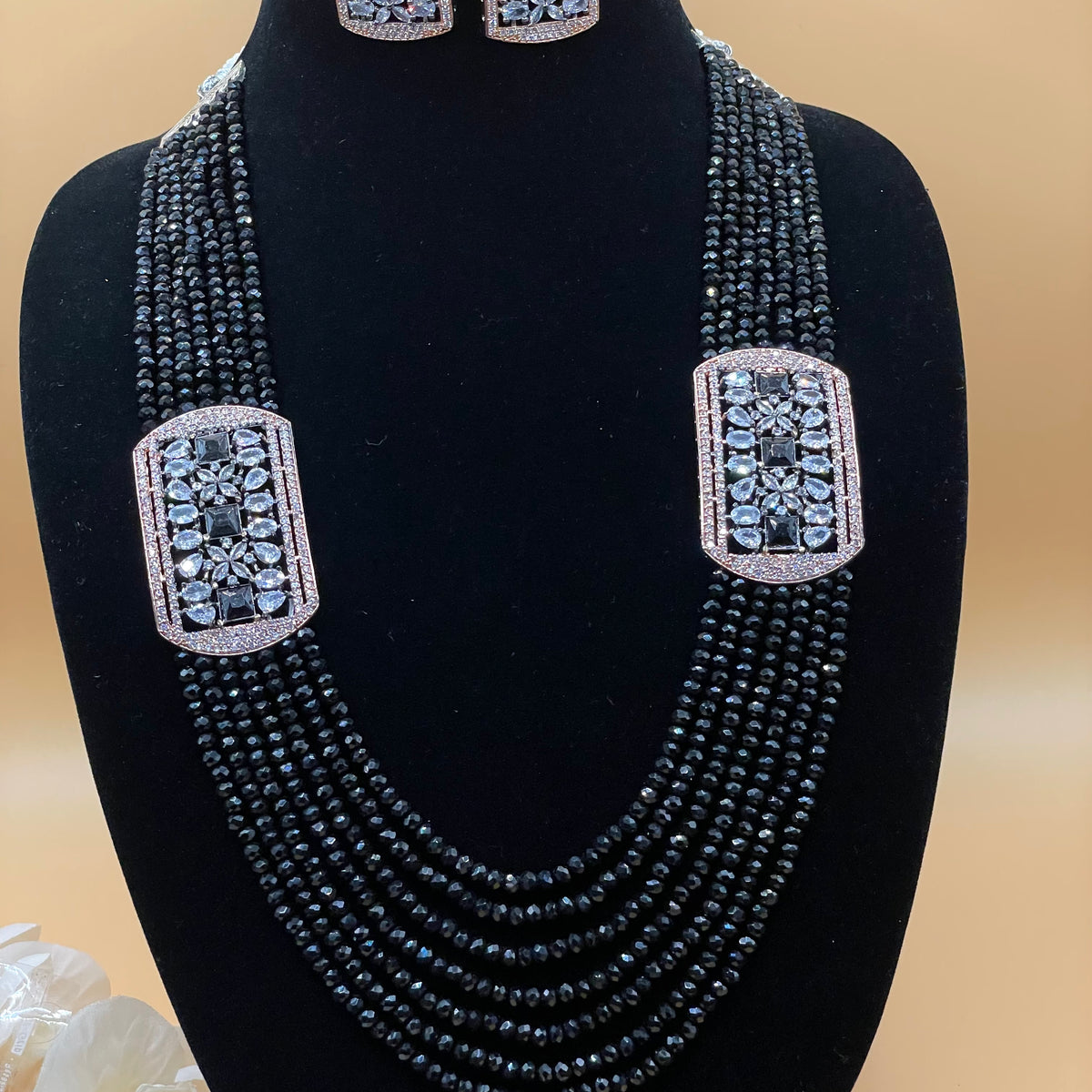 Anupama American Diamond Mala set – Affinity Giya